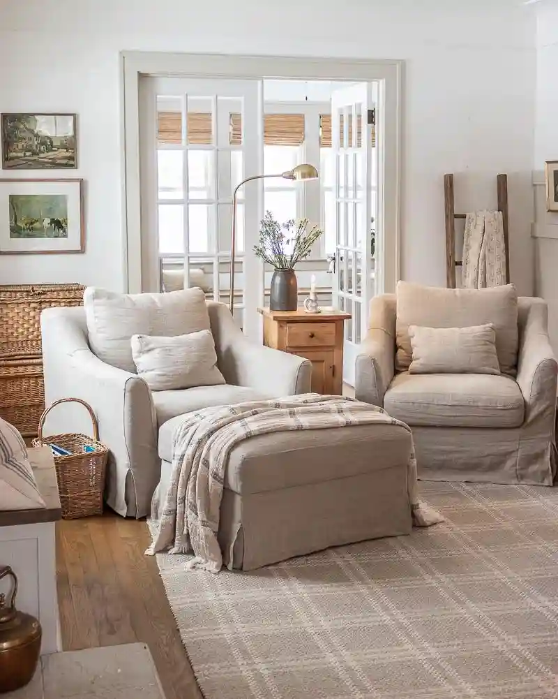 12 Modern Cottage Living Room Ideas - Homespacelove